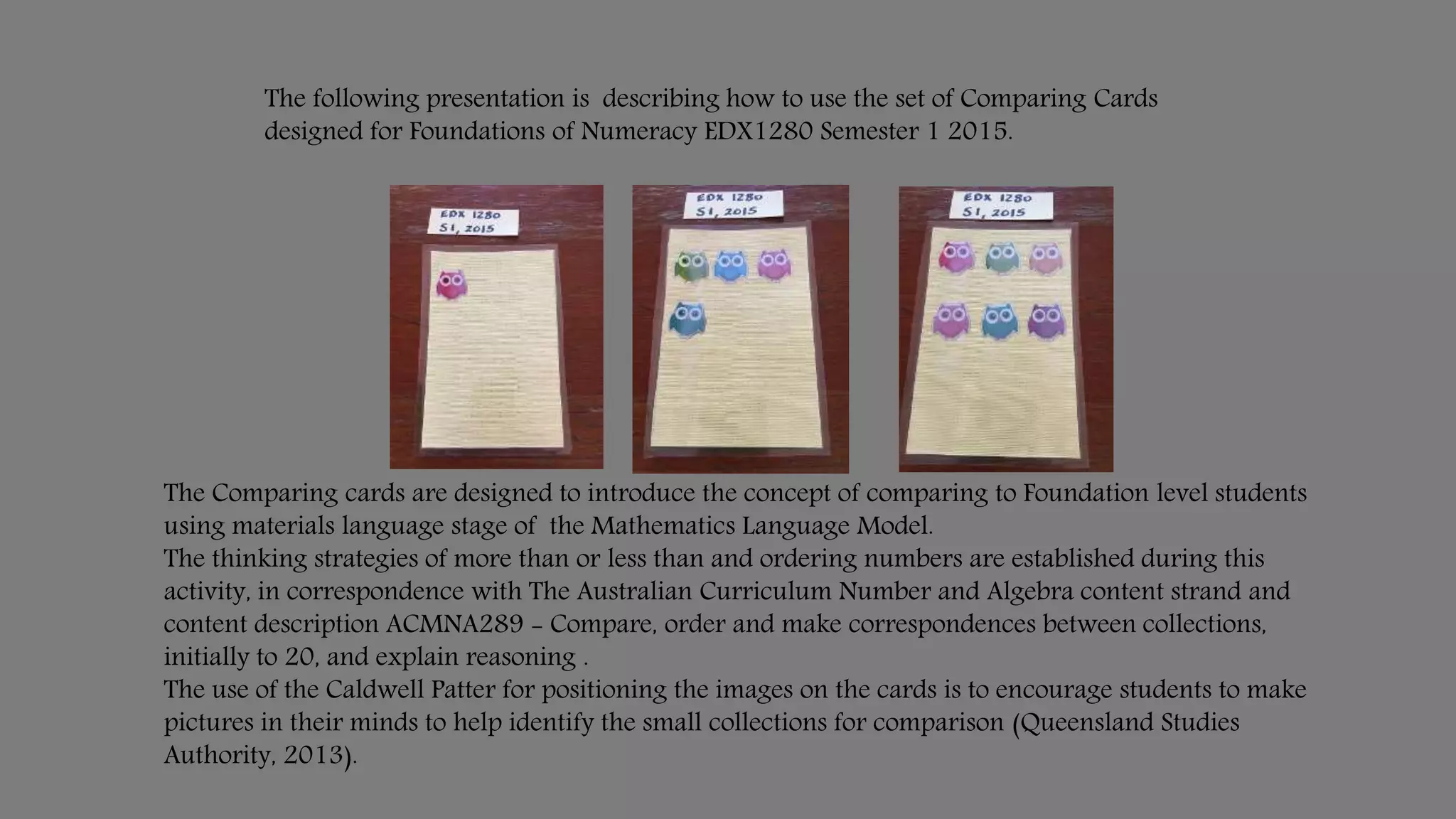 Comparing Cards | PPT