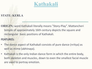 Performing arts of India Classical and Folk dances | PPTX