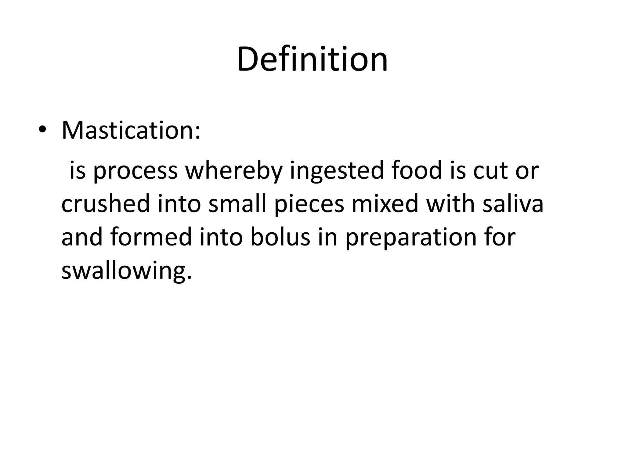 Mastication. Chewing Cycles & Oral Reflexes - Oral Physiology | PPTX