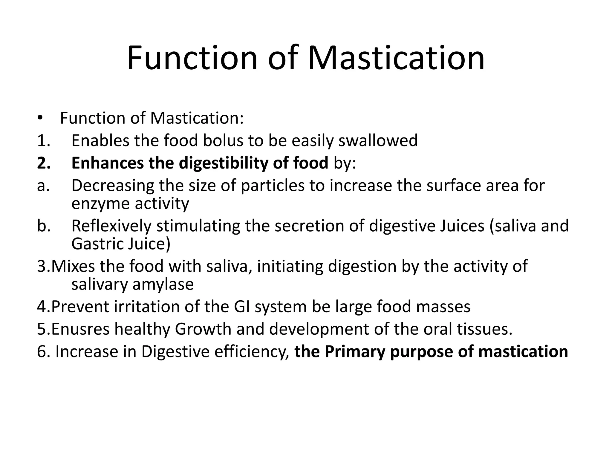Mastication. Chewing Cycles & Oral Reflexes - Oral Physiology | PPTX