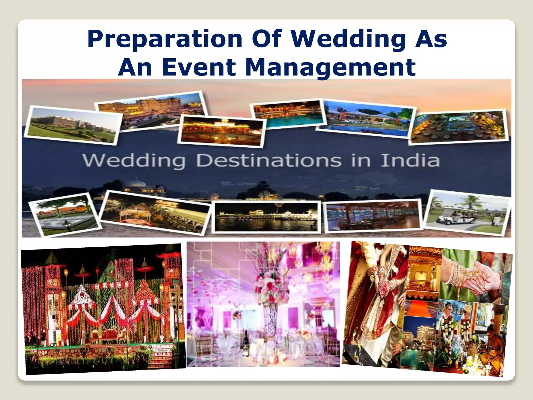 "Wedding Event Management" | PPTX