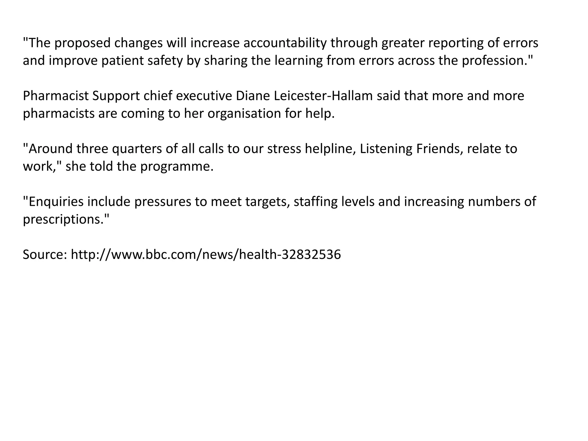 New pharmacy rules 'should reduce dispensing mistakes'| Jason Geschwind ...