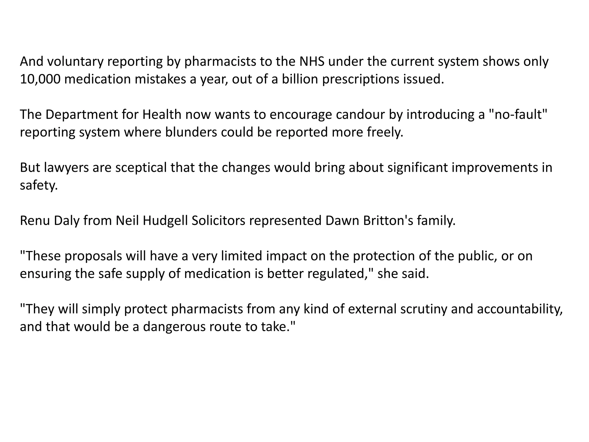 New pharmacy rules 'should reduce dispensing mistakes'| Jason Geschwind ...