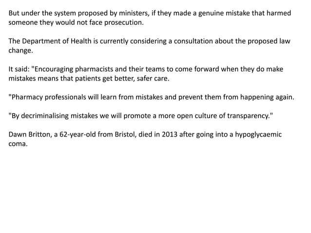 New pharmacy rules 'should reduce dispensing mistakes'| Jason Geschwind ...