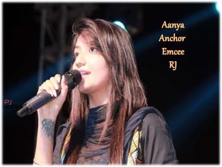 the best anchor in chandigarh aanya singh | PPT