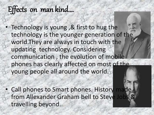 Impact of Technology on Society | PPTX | Smartphones | Consumer Electronics