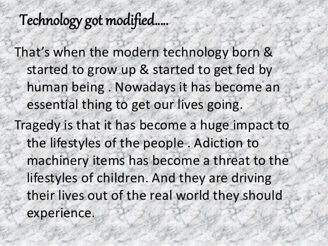 Impact of Technology on Society