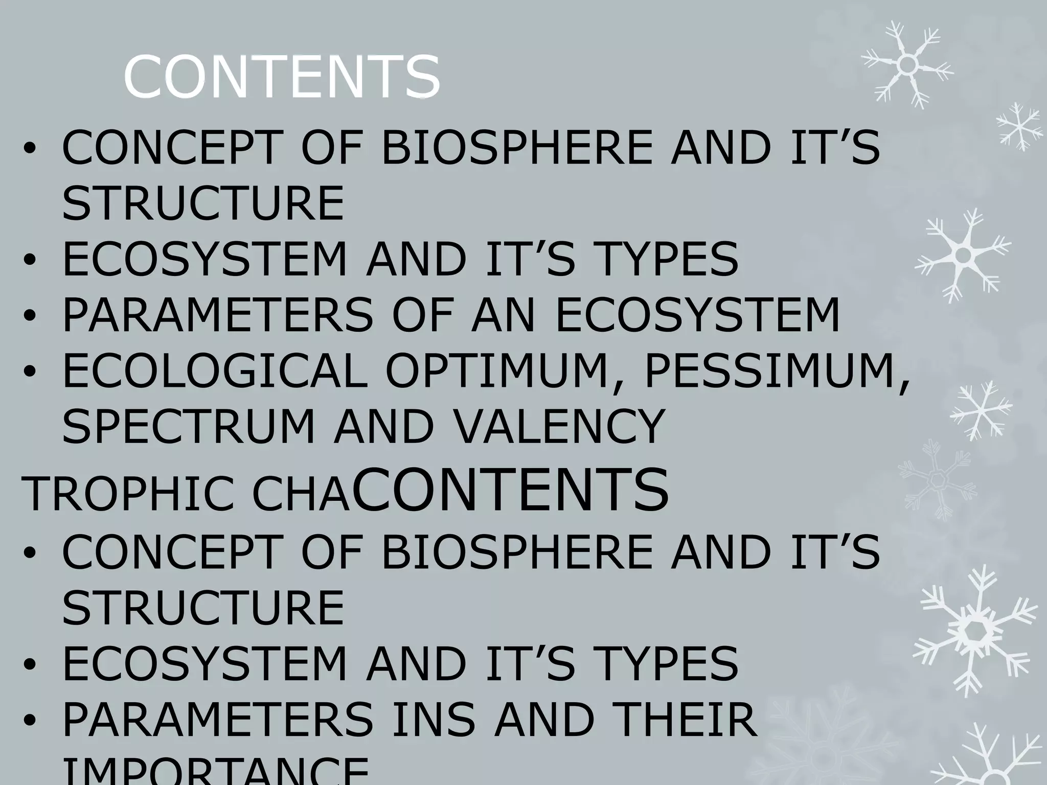 Ecological concepts | PPTX