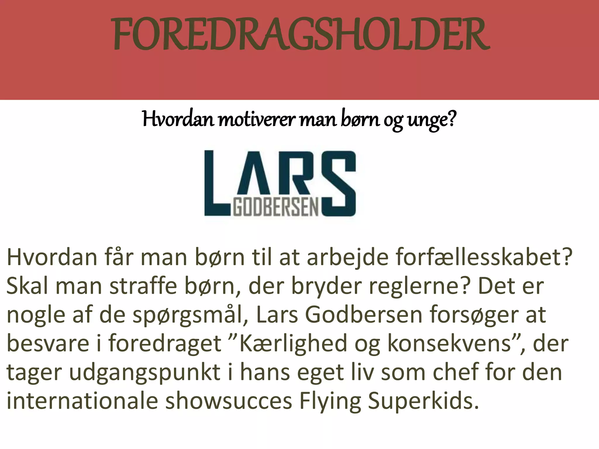 Motivationaf børn og unge | PPTX