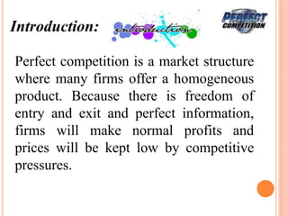 Perfect competition | PPTX