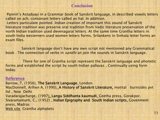Origin and Development of Sanskrit Letters With the special reference ...