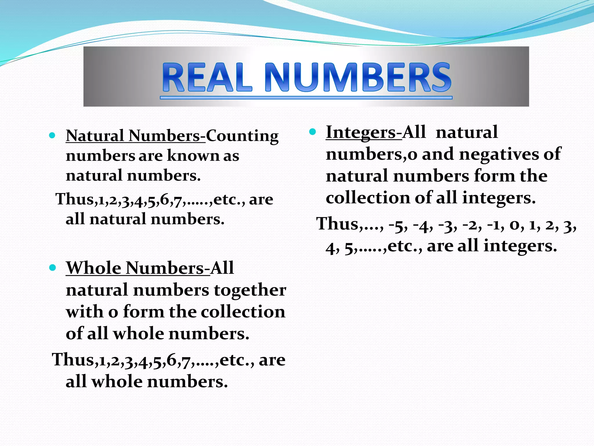 NUMBER SYSTEM CLASS-IX | PPTX