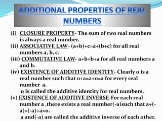 NUMBER SYSTEM CLASS-IX | PPTX
