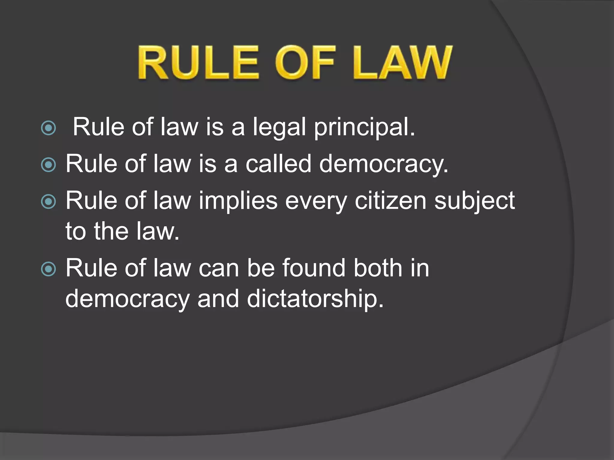 rule of law | PPTX