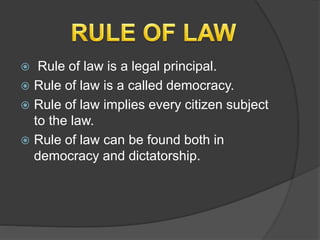 rule of law | PPTX