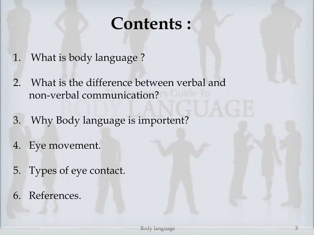 Body language | PPT