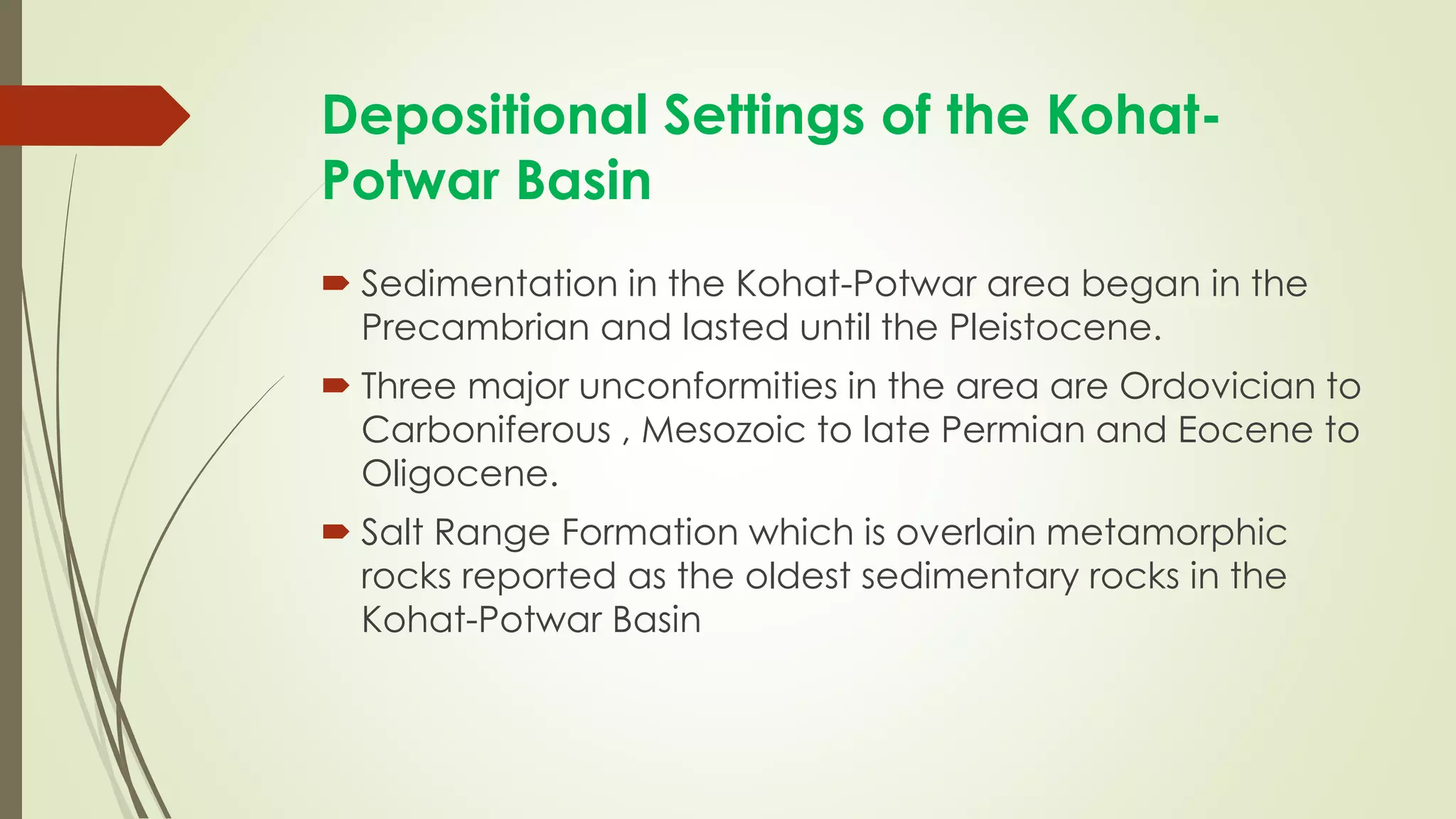 Kohat-Potwar Basin or Upper Indus Basin | PPTX