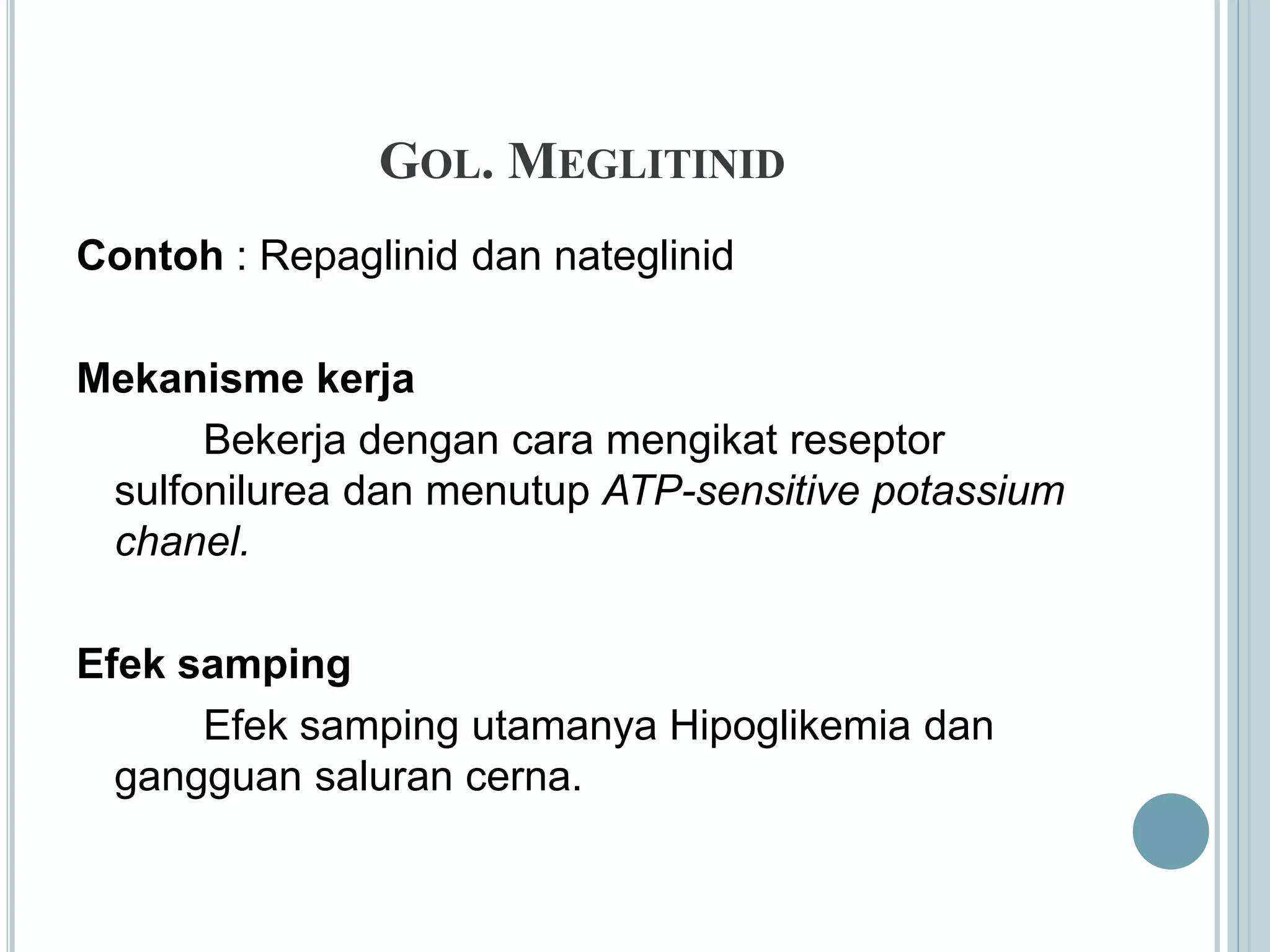 Terapi farmakologi Diabete Mellitus | PPTX