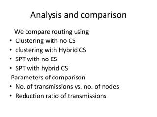 Clustering in wireless sensor networks with compressive sensing | PPT