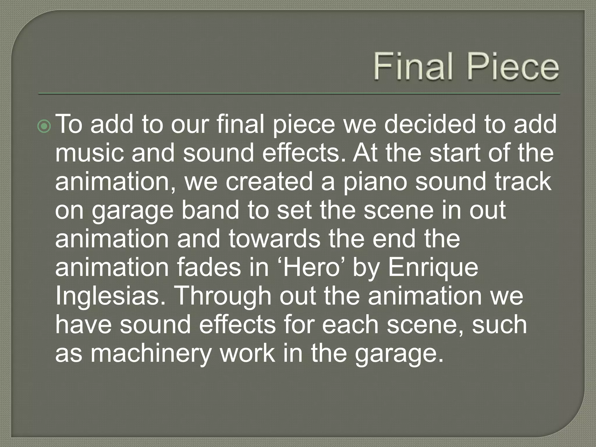 Animation Evaluation | PPTX