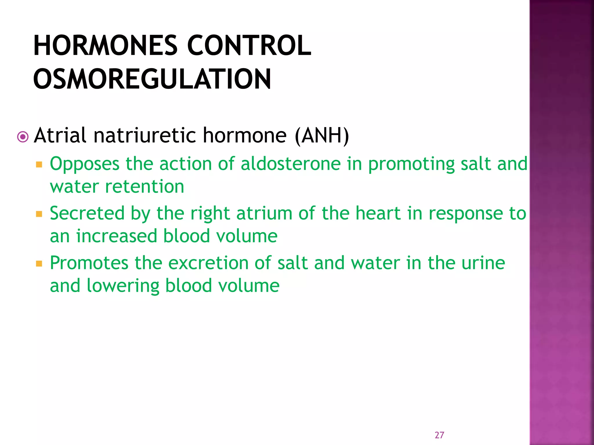 role of kidney in osmoregulation | PPTX