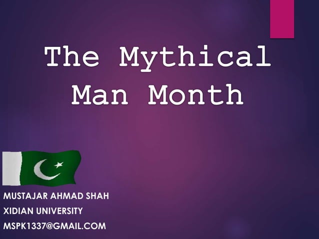The Mythical Man Month | PPTX | Desktop Publishing | Computer Software ...