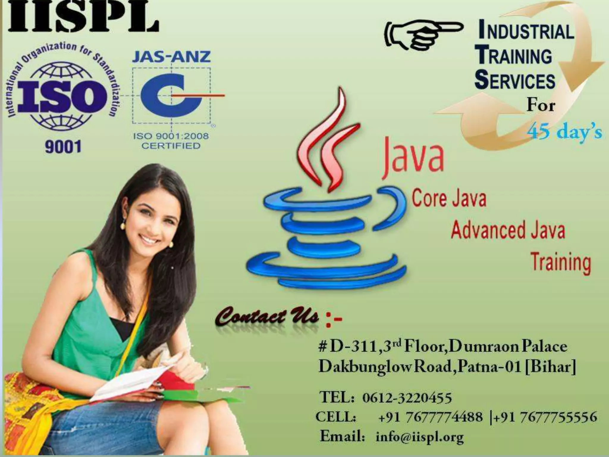 Vocational / Summer Training in Java at IISPL | PPTX