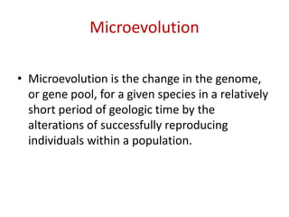 microevolution | PPT
