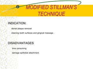 Brushing techniques | PPTX