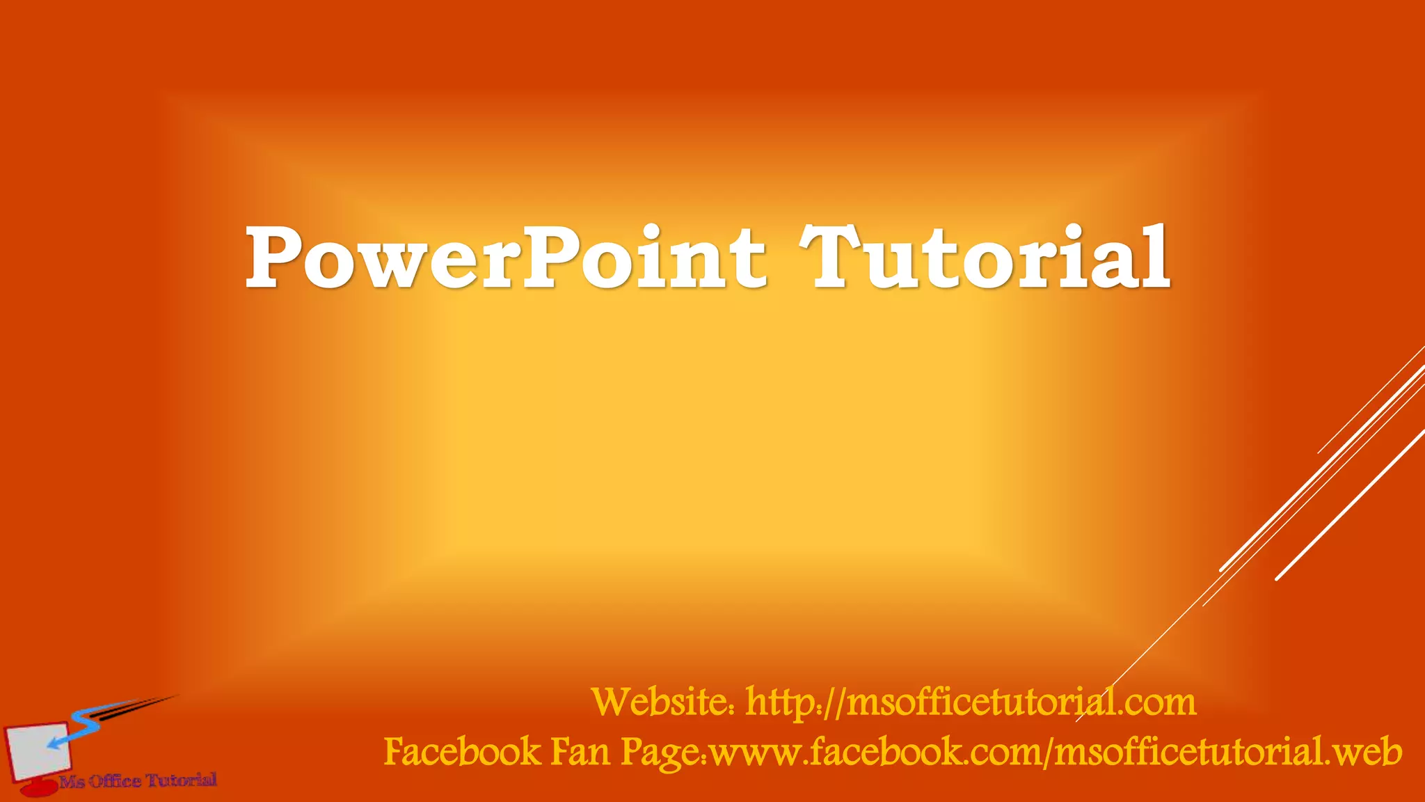 PowerPoint Tutorial | PPTX