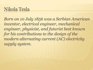 Nikola Tesla | PPTX