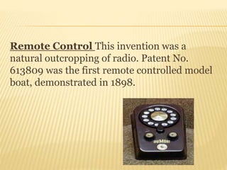 Nikola Tesla Remote Control