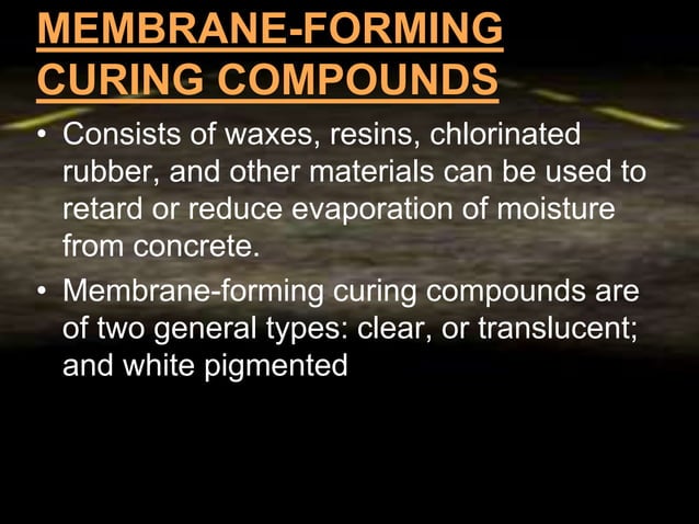 Curing Concrete Pavement | PPT