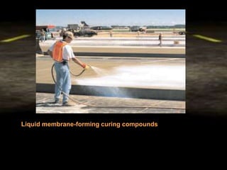 Curing Concrete Pavement | PPTX