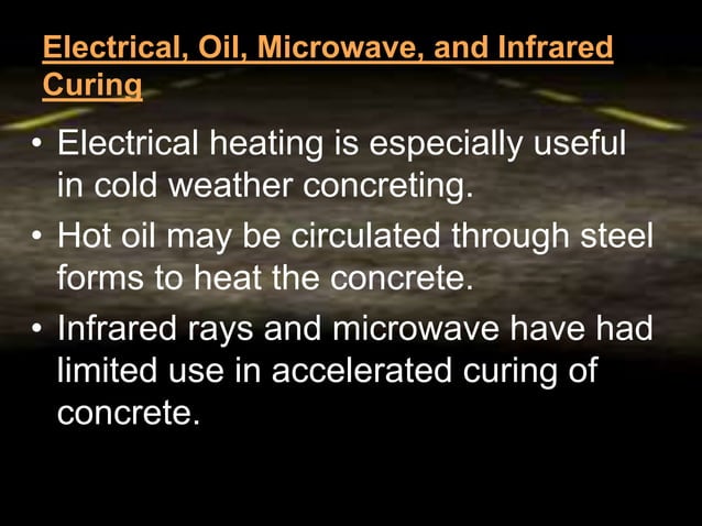 Curing Concrete Pavement | PPT