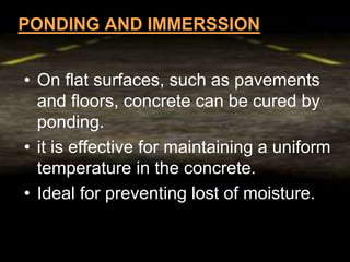 Curing Concrete Pavement | PPT