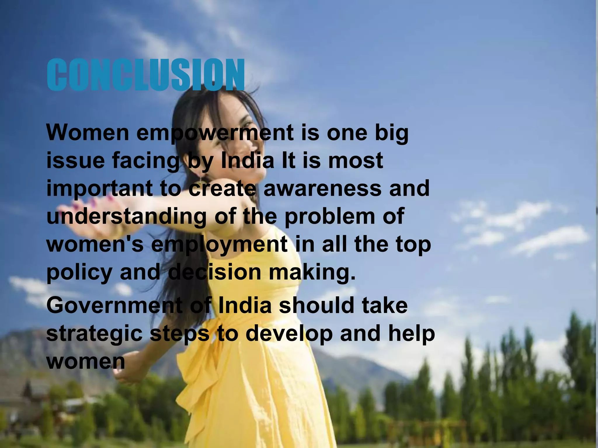 Presentation on women empowerment | PPTX