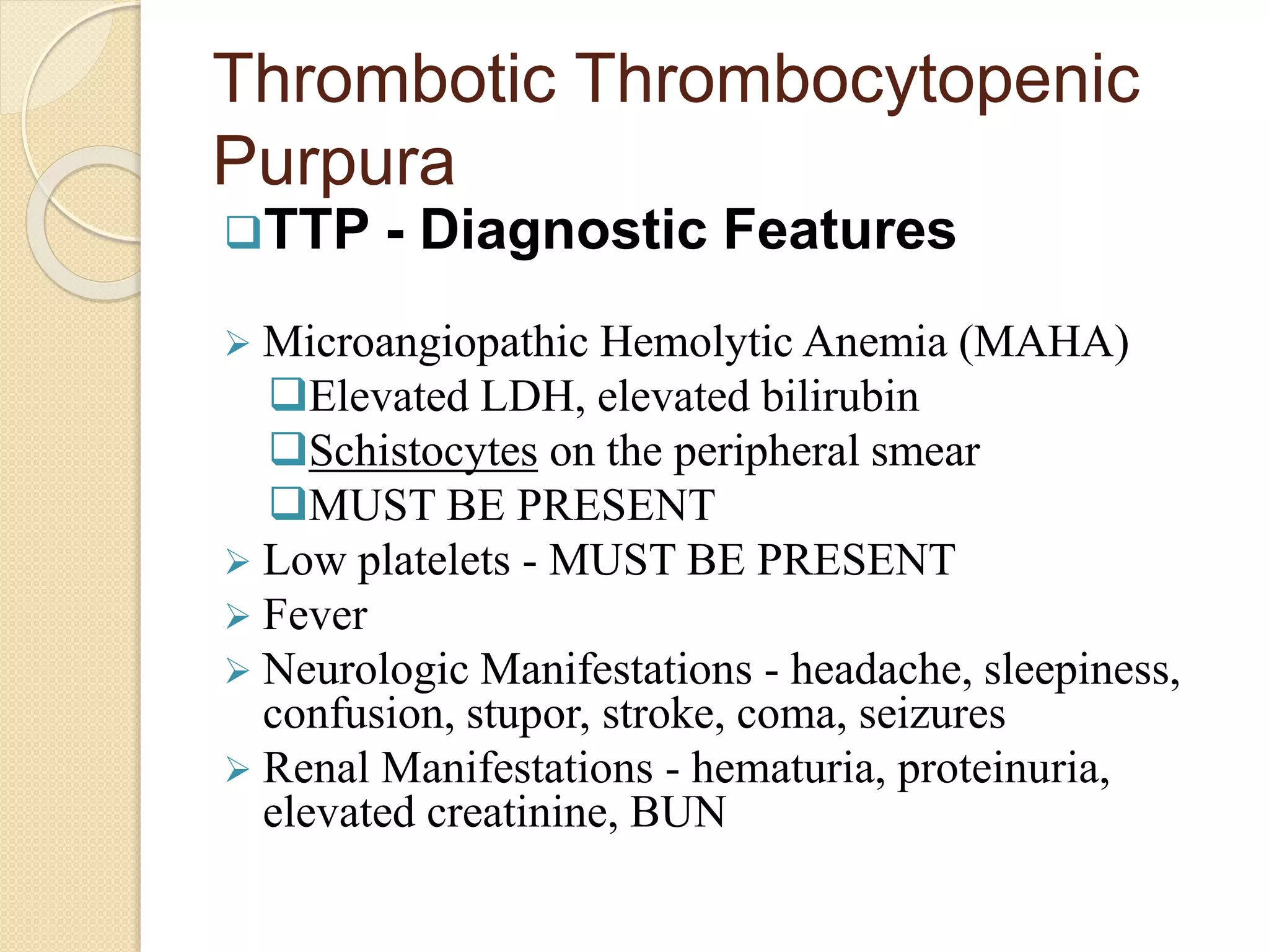 An approach to a patient with Thrombocytopenia | PPTX