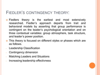 Leadership Theories | PPTX