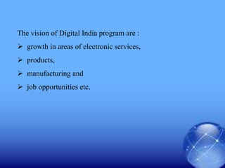 DIGITAL INDIA PROGRAM | PPTX