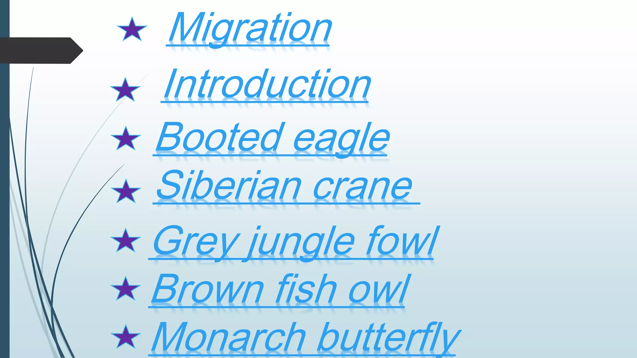 migrating animals | PPTX