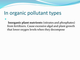 water resources and water pollution | PPTX