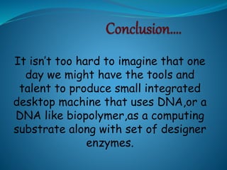 Presentation on Bio Computer | PPTX