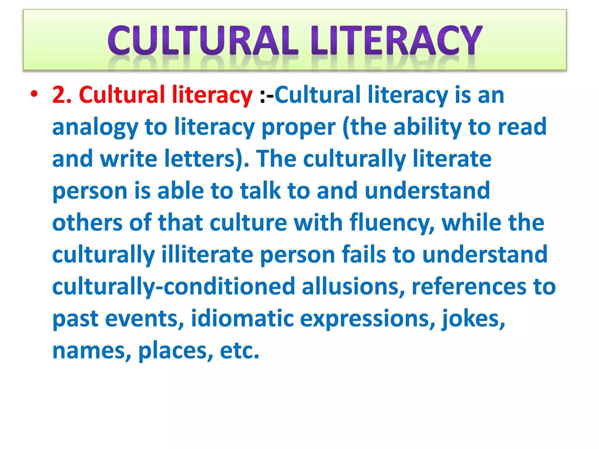 literacy ppt | PPTX