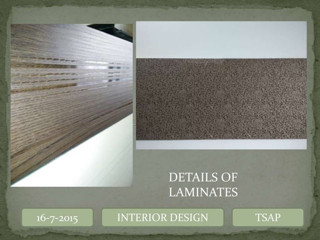 interior design detailing | PPTX