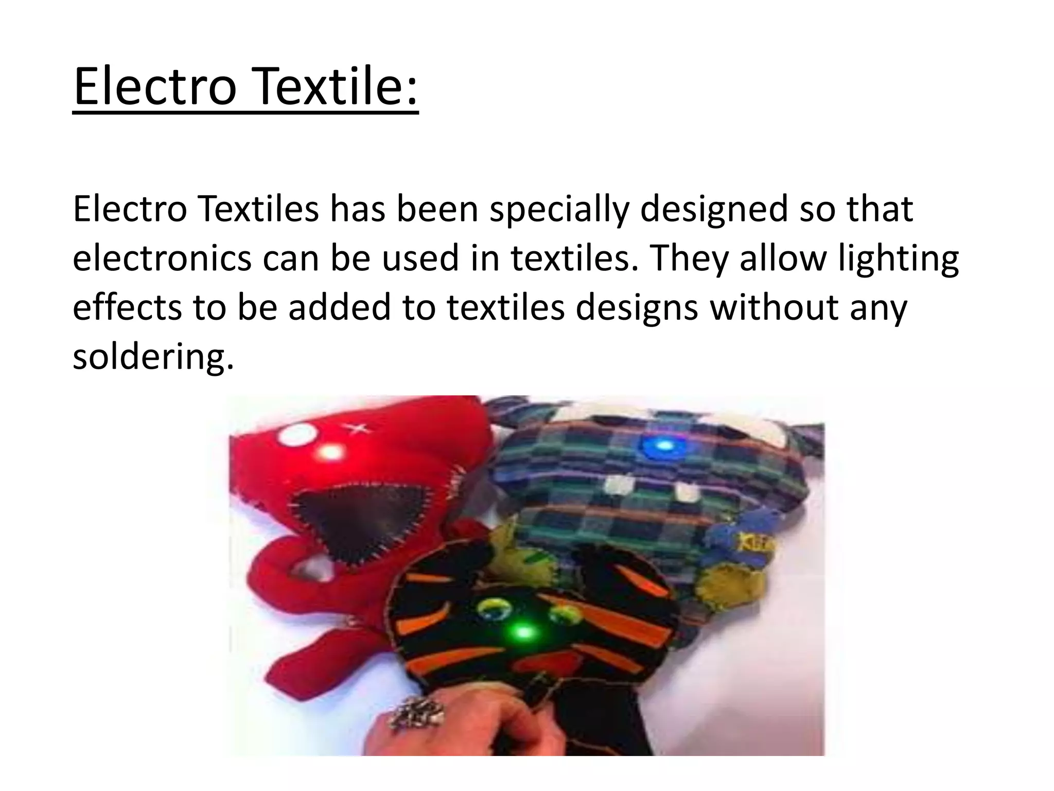 Electro Textile | PPTX