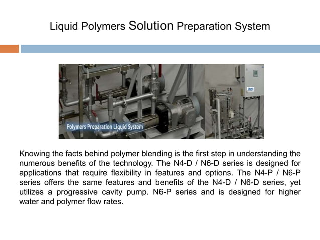 Polymer preparation system | PPT