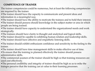 trainers skills styles | PPTX