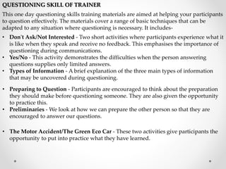 trainers skills styles | PPTX