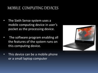 sixth sense technology | PPT